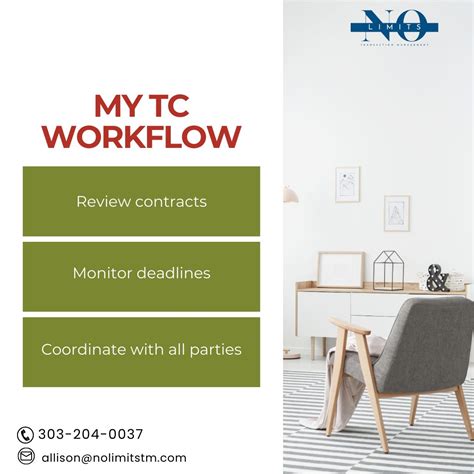 No My Tc Workflow ️ Review Contracts 🔍 Monitor Deadlines 🤝