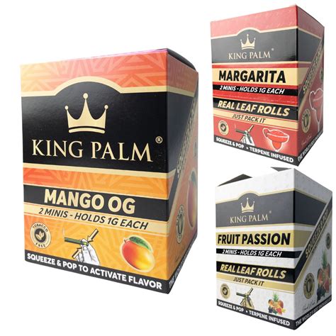 King Palm 2 Mini 1 Gram 2 Packs Display