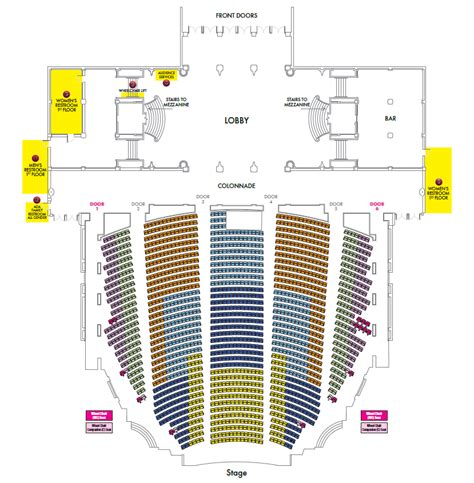 Pantages Theatre Seating Chart Wicked Pdf Clipart Best Clipart Best