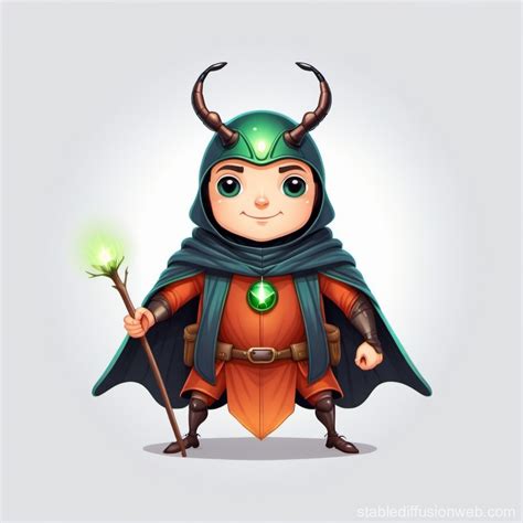 Beetle Wizard Illustration Stable Diffusion Online