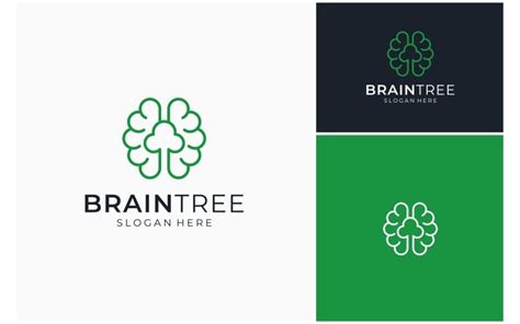 Brain Mind Tree Nature Logo 440433 Templatemonster