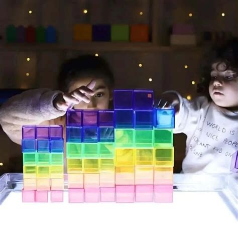 54 Pack Translucent Cube Setlight Panel Resourcessensory Light Panel