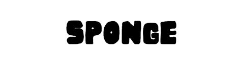 Sponge Font