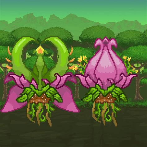 Explore The Best Plantera Art „mini“ Plantera Pixel Art For Its
