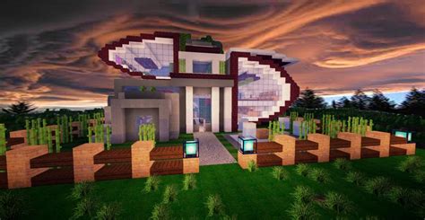 Futurist Modern House Minecraft Map