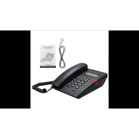 Loud Speaker White Or Black Desktop Landline Set Ptcl Set Phone Wired