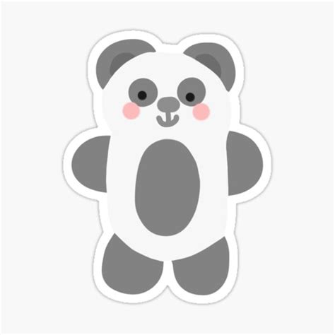 Cute Chibi Panda Bear Sticker For Sale By Chocoi Redbubble