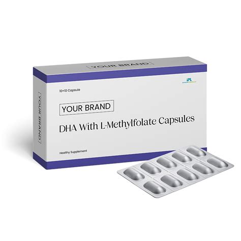 Private Label Dha With L Methylfolate Capsules
