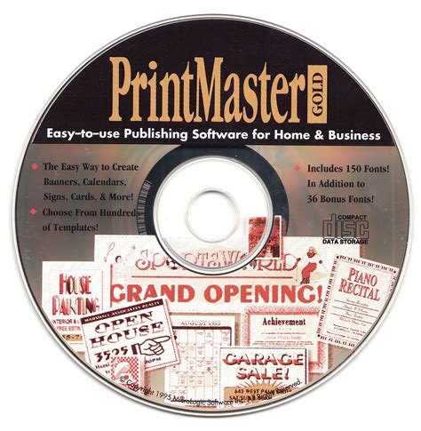 Printmaster Gold Software Printmaster Desktop Publishing