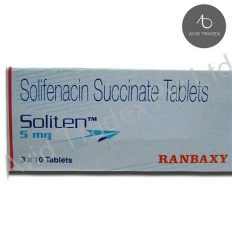 5mg Soliten Solifenacin Tablets At ₹ 320strip Solifenacin Succinate