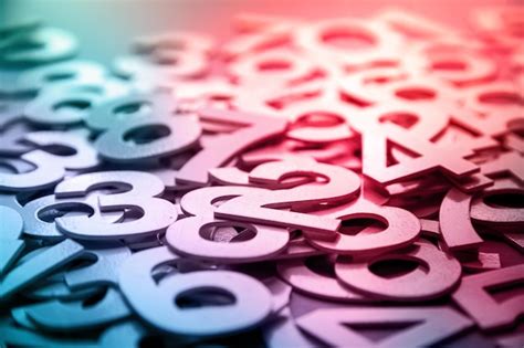 Premium Photo Mathematics Abstract Background Made With Solid Numbers