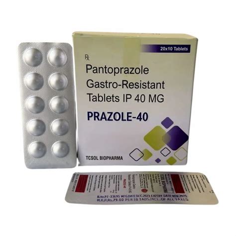 40mg Pantoprazole Tablet At Rs 1256box Pantoprazole Tablets In