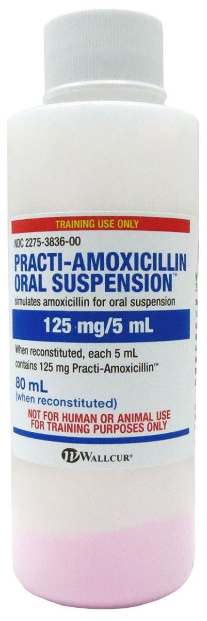 Anatomy Lab Practi Amoxicillin Oral Suspension 125 Mg 5 Ml