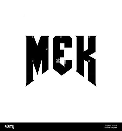 Mek Letter Logo Design For Technology Company Mek Logo Design Black