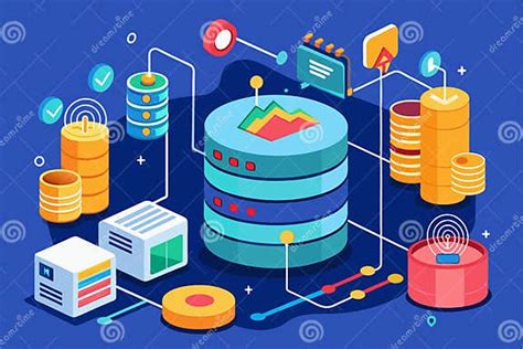A Detailed Setup Showcasing An Analysis Database With Graphical Data Visuals And Connected Data