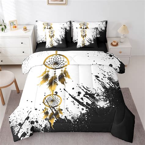 Erosebridal Dream Catcher Bed In A Bag Twin Size Golden Chic