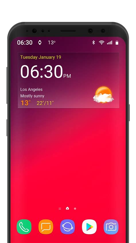 Digital Clock Weather Theme 1 Apk For Android Download