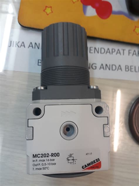 Jual Air regulator camozzi 1/2" MC202-R00 - Jakarta Barat - berkah ...
