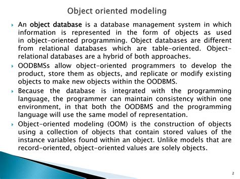 Object Oriented Modeling Pptx