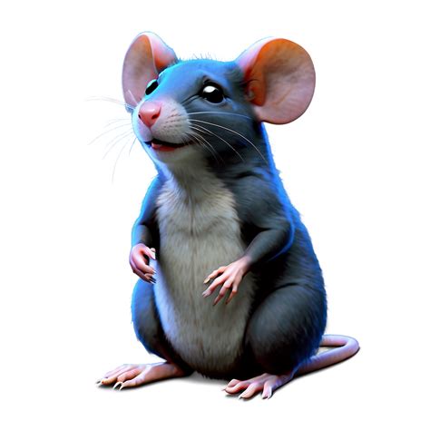 Download Cute Rat Character Png 05042024