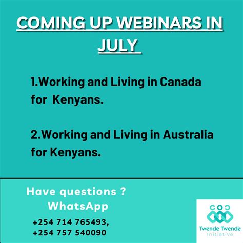 Opportunities Are Everywhere Around Us Twende Twende Initiative