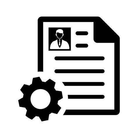 premium vector content setting manage management icon black vector design