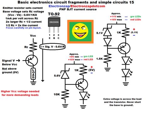017 Pnp Bjt Current Source Set With Zener Diode Electronzap 017 Pnp Bjt Current Source Set With Zener Diode Electronzap