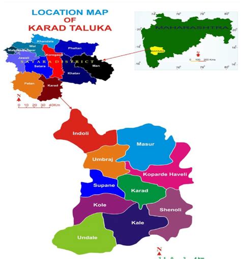 City Map Of Karad Download Scientific Diagram