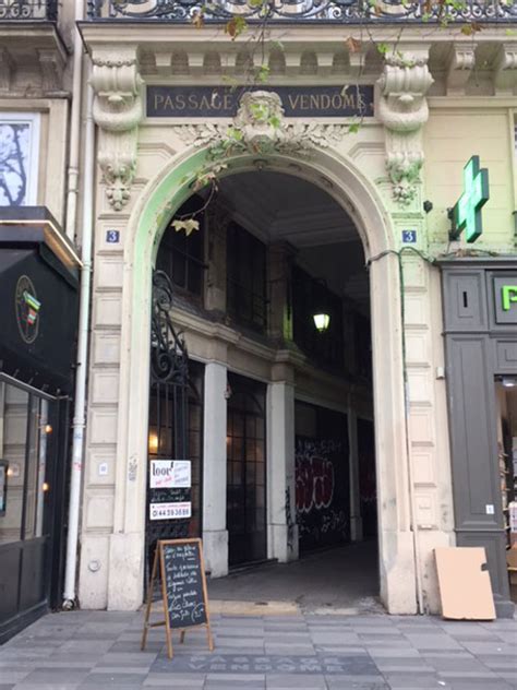 Passage Vendôme Place République Rue Béranger Paris 3