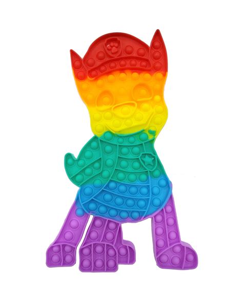 Pop It Rainbow Paw Petrol Fidget Toy Shahalamipk