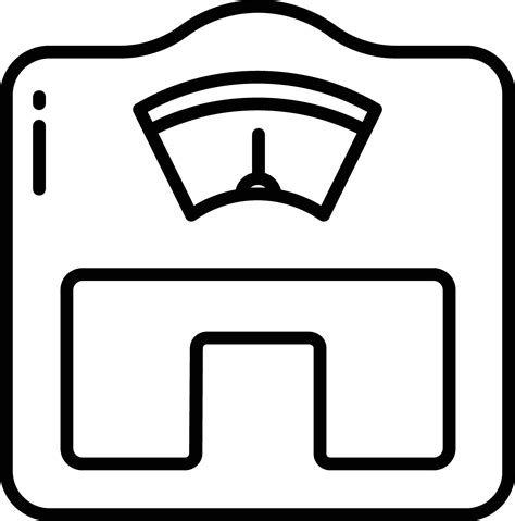 Scale Outline Illustration 42894049 Vector Art At Vecteezy