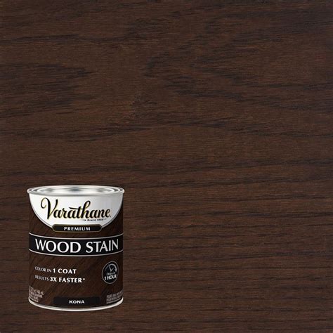 Varathane 1 Qt Kona Premium Fast Dry Interior Wood Stain 266161 The