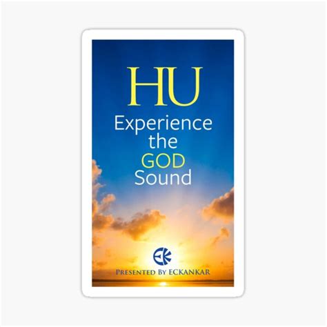 Eckankar Hu Poster Sticker For Sale By Bonbomochiball Redbubble