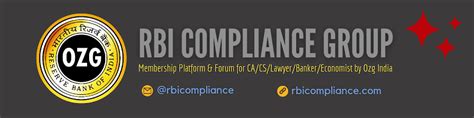 Rbi Compliance Group Exclusive Membership For Ca Cs Lawyer Banker