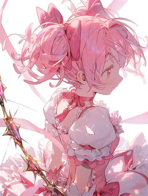 Kaname Madoka And Kaname Madoka Mahou Shoujo Madoka Magica Drawn By