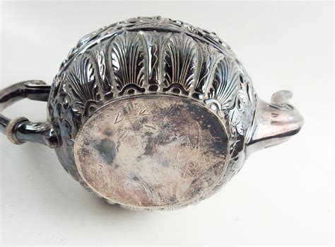 1870 Sheffield Silver Tea And Coffee Pots A Pair For Sale At 1stdibs