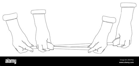 One Continuous Line Of Ruler Tape Thin Line Illustration Vector Concept Contour Drawing