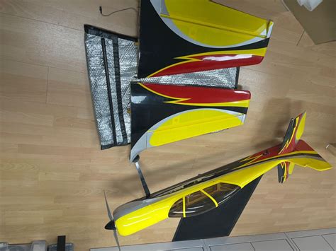 Sebart Sukhoi 29s 50e V2 Gelbschwarz 1540mm Doccasion à