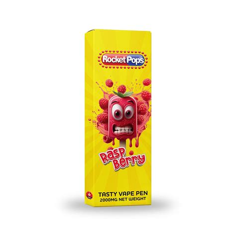 Raspberry 2g Vape Rocket Pops