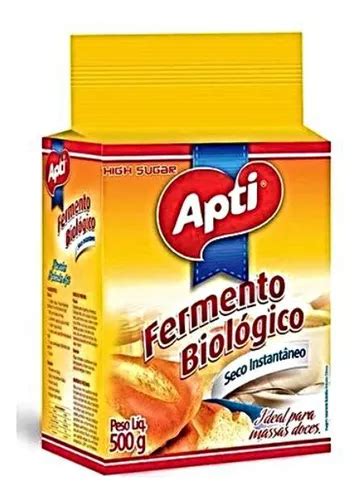 Fermento Biológico Pó 500gr Apti Mercadolivre