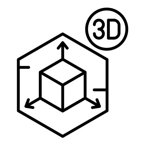 3d Object Vector Icon 21647655 Vector Art At Vecteezy