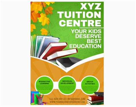 8 Effective Tuition Pamphlet Samples For Your Inspiration Flipbuilder