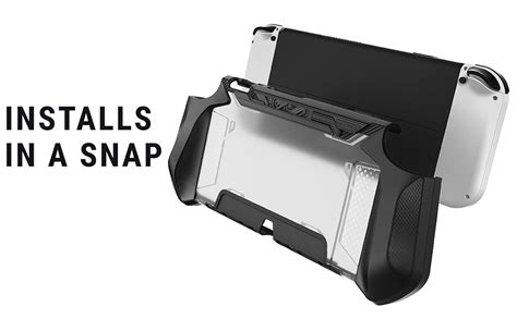 Mumba Dockable Case For Nintendo Switch Oled 2021 [blade Series] Tpu Grip Protective Cover