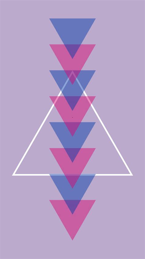 Download Bisexual Aesthetic Inverted Triangles Wallpaper