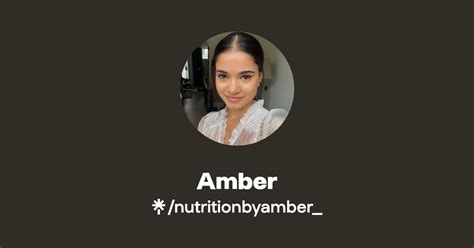Amber Official Tiktok Instagram Linktree