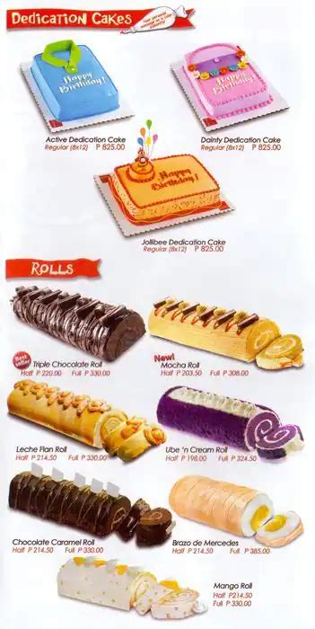Menu At Red Ribbon Bakeshop Mandaluyong Food Forum