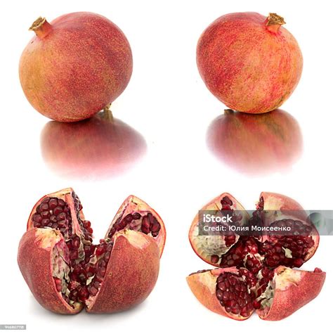 다른 가닛의 많은입니다 흰색 배경 배경 없이 육즙과 밝은 가닛 육즙 잘 익은 석류 개체 그룹에 대한 스톡 사진 및 기타 이미지 개체 그룹 건강한 생활방식 건강한