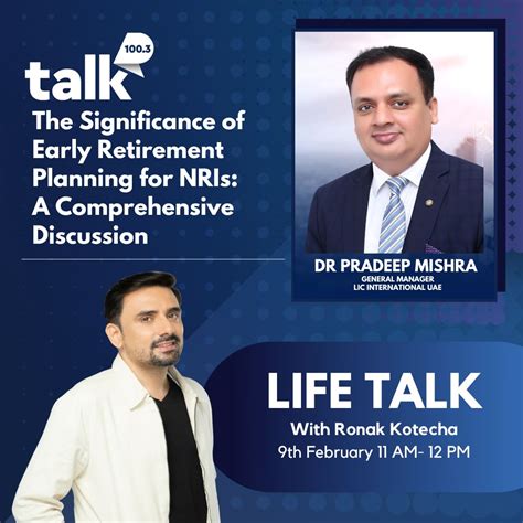 Dr Pradeep Mishra On Linkedin Tune In 11am Uae Time On 09022024 With Rj Ronak