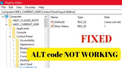 How To Fix Alt Codes Not Working Problem Windows Solve Alt Code Not Working Youtube