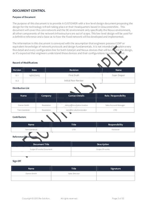 Sample Lld Document V1 0